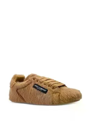Dolce & Gabbana Alpaca Portofino Soft Sneakers