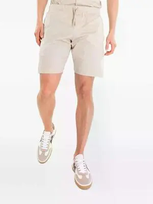 VALENZA Drawstring-waist Track Shorts - Neutrals