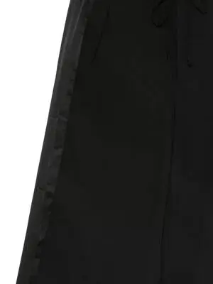 Cynthia Rowley Satin-stripe Drawstring Trousers