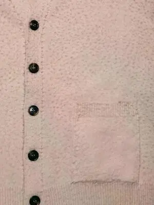 ROBERTO COLLINA Bouclé-knit Button-up Cardigan