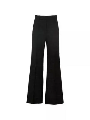 Max Mara Check-pattern Trousers
