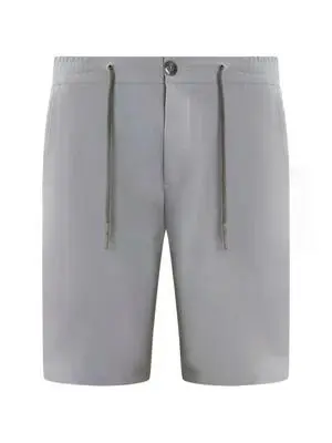 VALENZA Tech Stretch Drawstring-fastening Bermuda Shorts - Grey