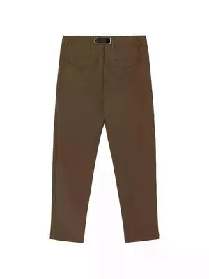 WHITE SAND Belted Pleated Trousers