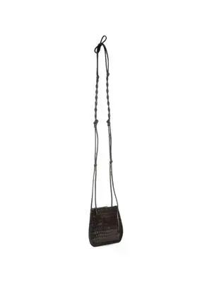 Philosophy Di Lorenzo Serafini Crocodile-effect Leather Shoulder Bag