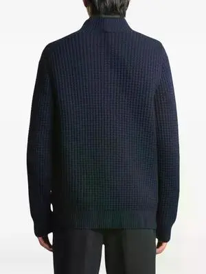 FAY 3-in-1 Waffle-knit Cardigan