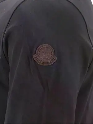 Moncler Leather-patch Long-sleeved T-shirt