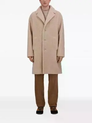 Herno Teddy-effect Single-breasted Coat
