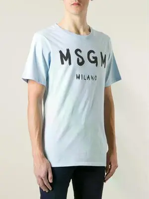 MSGM Logo Print T-shirt