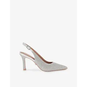 Carvela Corletta Heeled Woven Sling-backs