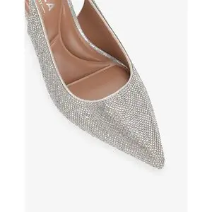 Carvela Corletta Heeled Woven Sling-backs