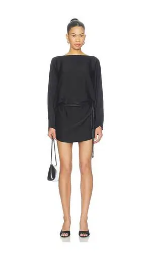 L'academie Perry Mini Dress - Black