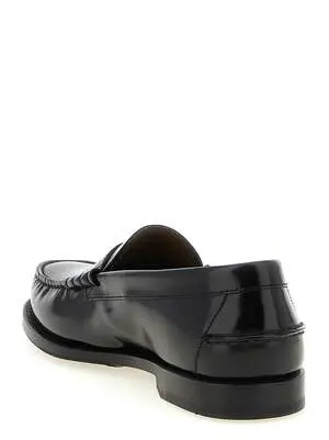 Prada Brushed Leather Loafers