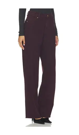 DL1961 Kaylen Soft Curve High Rise Jean In Burgundy
