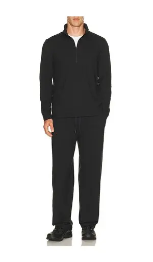 Lululemon Soft Jersey Half Zip Sweater - Black