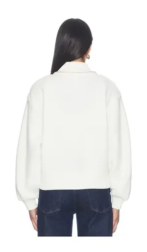 Varley Klaudia Fleece Jacket In White - Egret