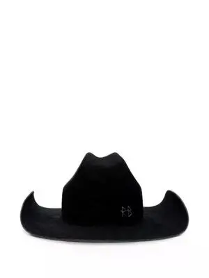 Ruslan Baginskiy Wool-felt Cowboy Hat - Black