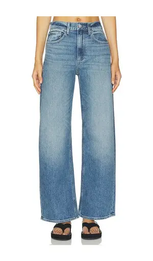 Paige Arellia Skimmer High Rise Barrel Jeans In Denim-medium