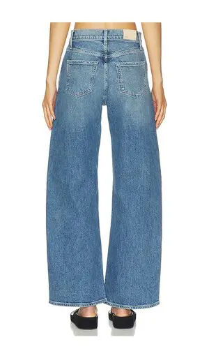 Paige Arellia Skimmer High Rise Barrel Jeans In Denim-medium