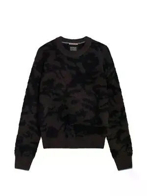 Scotch & Soda Abstract-pattern Brushed Sweater