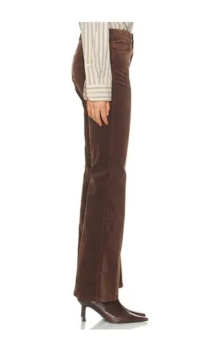 Paige Sofia Flare Corduroy Pant In Brown