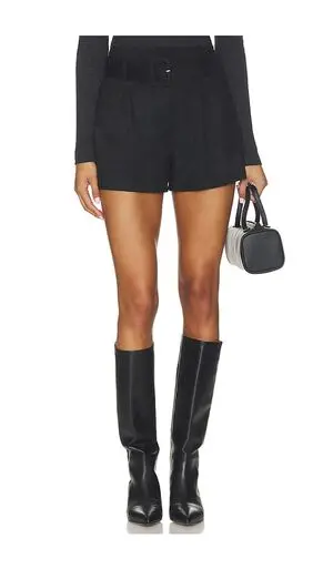 Astr The Label Rain Shorts - Black