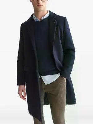 Scotch & Soda Single-breasted Notched-lapels Coat