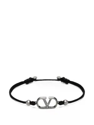 Valentino Garavani Vlogo Signature Cord Bracelet - Silver