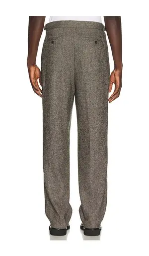 PERCIVAL Wilde Birdseye Pleated Trousers