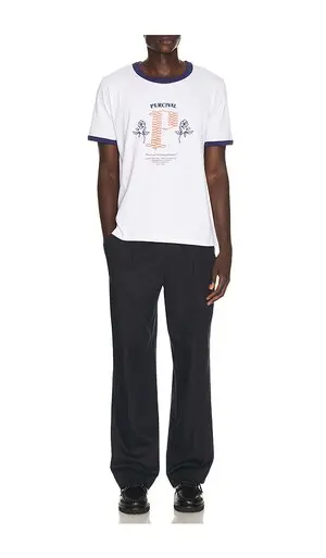 PERCIVAL Pleated Leg Trousers