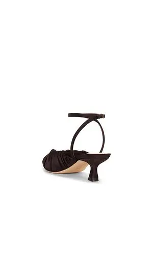 LOEFFLER RANDALL Rio Kitten Heel - Chocolate