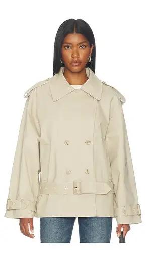 LAMARQUE Vinetta Jacket In Tan - Khaki