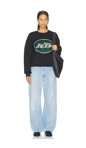 Terez New York Jets Marquee Crew Sweatshirt