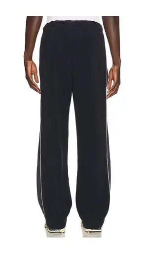 LES DEUX Fleece Track Pants In Navy