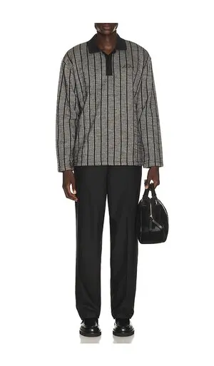 LES DEUX Brushed Twill Tailored Pants