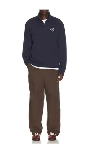 Wilson Playstate Half Zip Sweatshirt In Navy