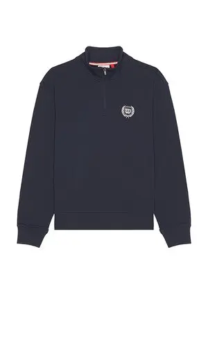 Wilson Playstate Half Zip Sweatshirt In Navy