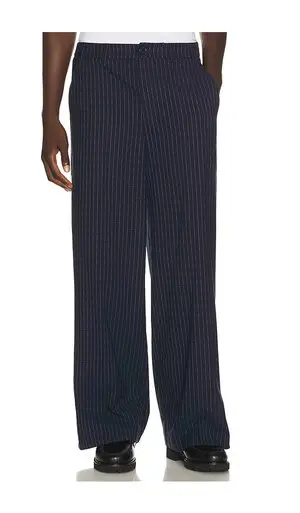 KROST Pinstripe Trouser - Navy