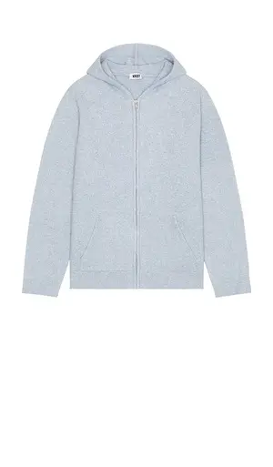 KROST Alpaca Zip Hoodie In Blue