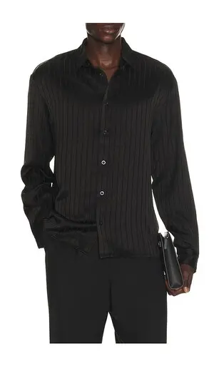 KROST Jordan Ace Striped Shirt - Black