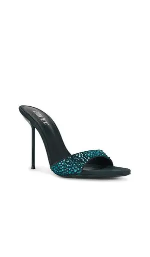 Paris Texas Lidia Mule In Teal - Teal Quartz