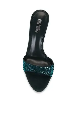 Paris Texas Lidia Mule In Teal - Teal Quartz