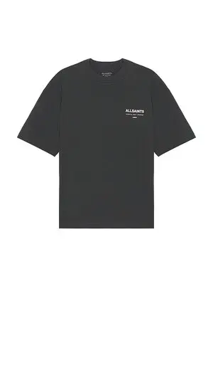 ALLSAINTS Backstage Short Sleeve Tee In Grey