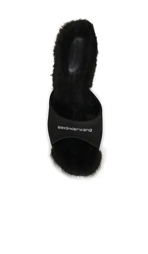 Alexander Wang Cher 105mm Faux Fur Mule