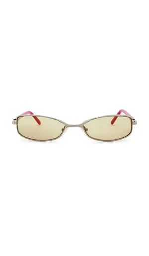 BRU EYEWEAR Hudson Sunglasses In Metallic Gold