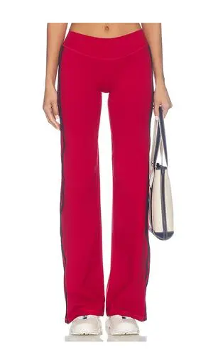 FORM Track Leggings In Red