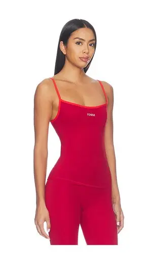 FORM Cami Top In Red