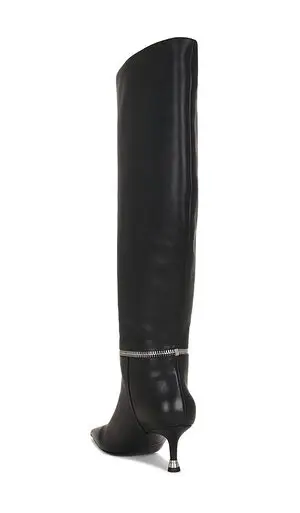 Alexander Wang Akilia Zip Slouch Leather Boot