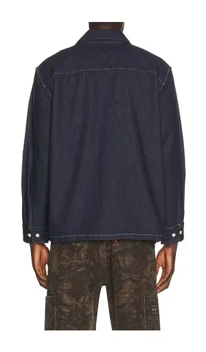LEVI'S Worker Long Sleeve Shirt In Blue