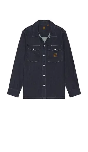 LEVI'S Worker Long Sleeve Shirt In Blue