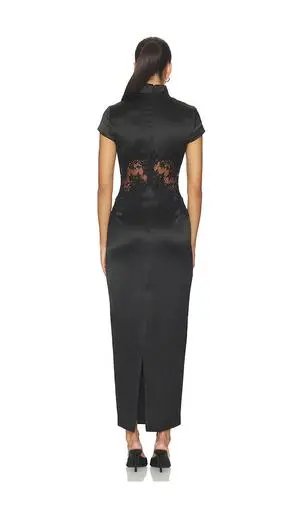 SAU LEE Charlize Satin Dress
